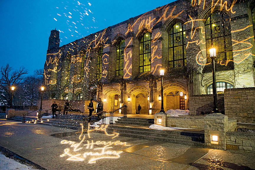 Northwestern University Campus Winter